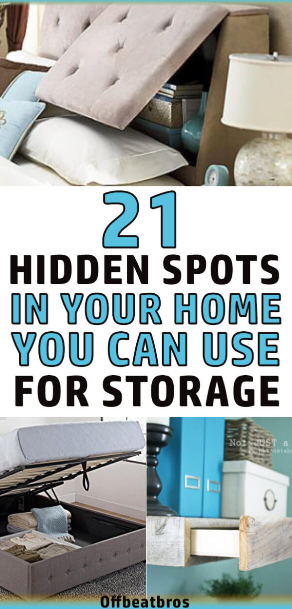 21 Clever Hidden Storage Ideas for your Home – Offbeatbros