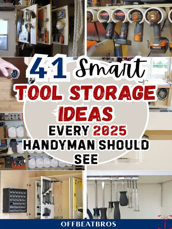 41 Creative Tool Storage Ideas for the Home Handyman – Offbeatbros