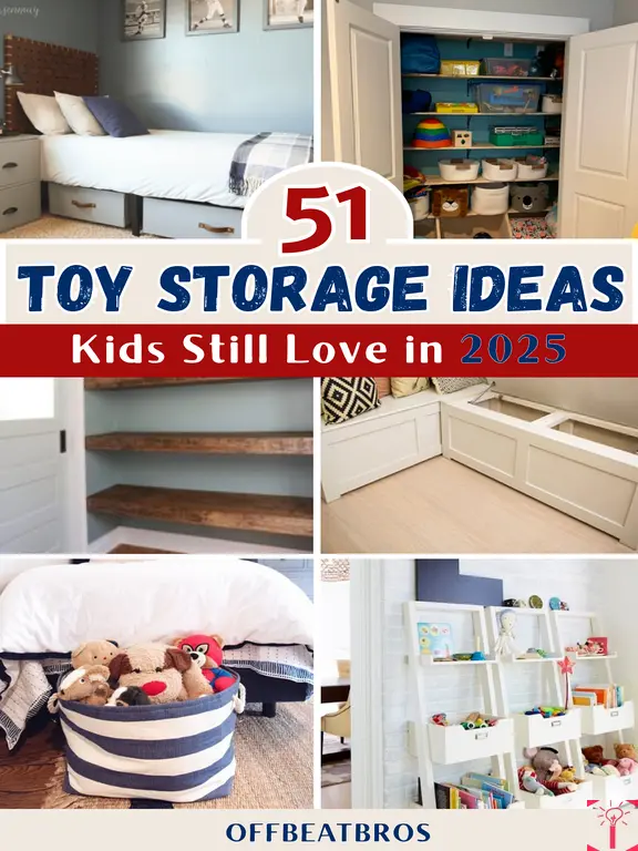 51 Clever Toy Storage Ideas – Offbeatbros