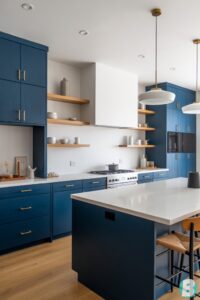 43 Dark Blue Kitchen Ideas – Offbeatbros