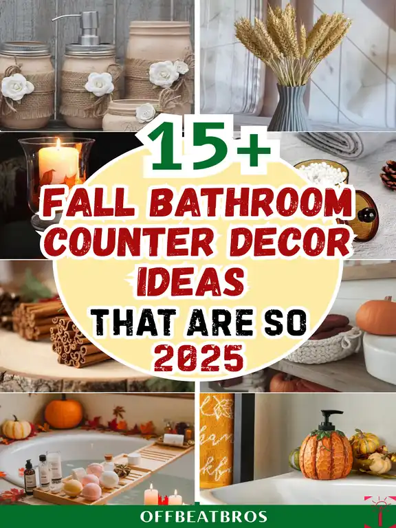 15+ Fall Bathroom Counter Decor Ideas to Try – Offbeatbros