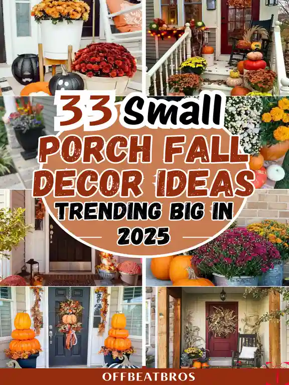 23 Small Porch Fall Decor Ideas – Offbeatbros