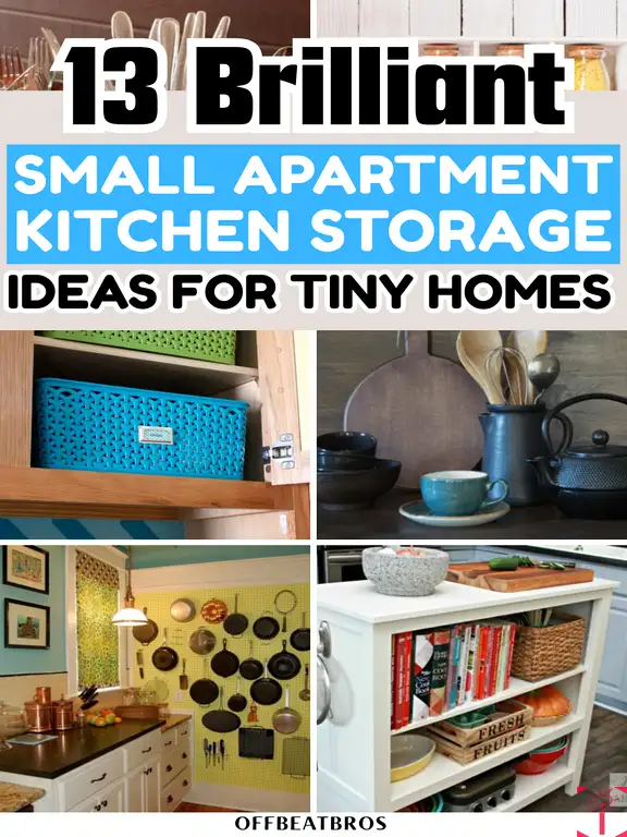 13 Creative Small Apartment Kitchen Storage Ideas Offbeatbros