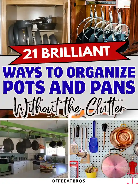 How to Organize Your Pots and Pans (with 21 Brilliant Ideas) – Offbeatbros