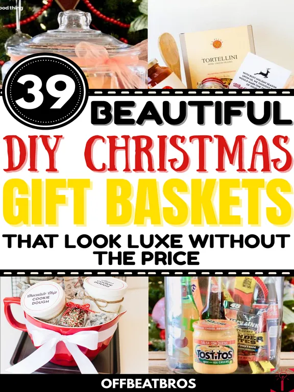 39 DIY Christmas Gift Baskets That Look Expensive – Offbeatbros