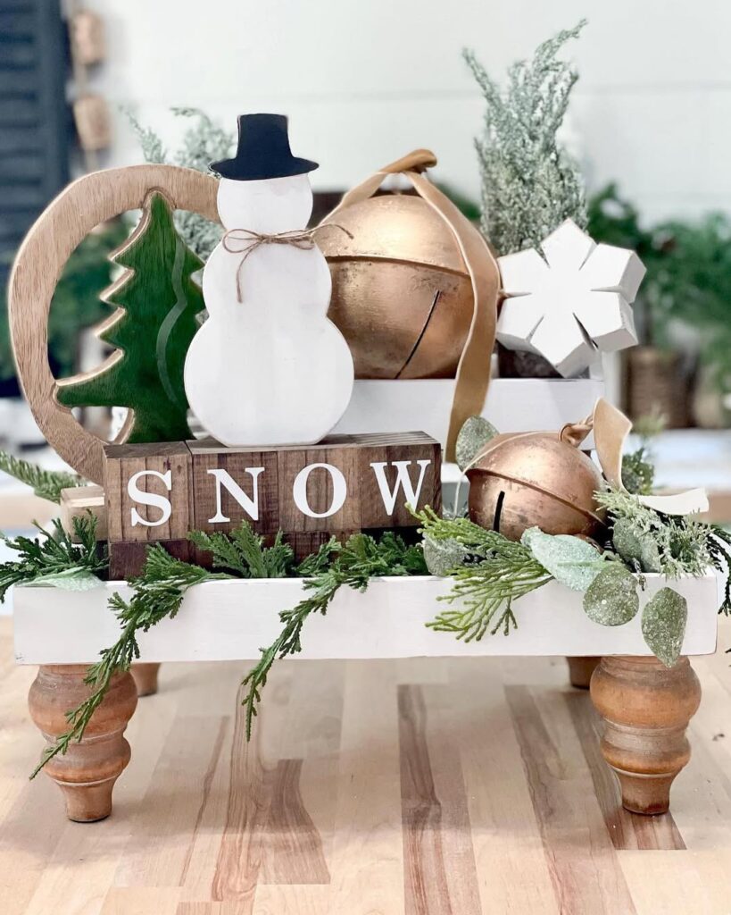 19 Christmas Tray Decor Ideas for Festive Vignettes – Offbeatbros