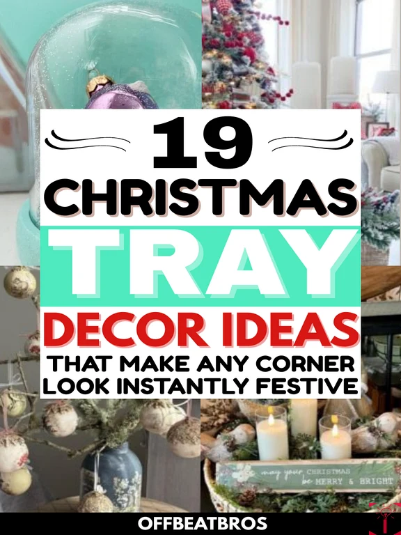 19 Christmas Tray Decor Ideas for Festive Vignettes – Offbeatbros