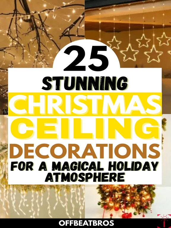 25 Christmas Ceiling Decorations That Will Leave Guests in Awe ...