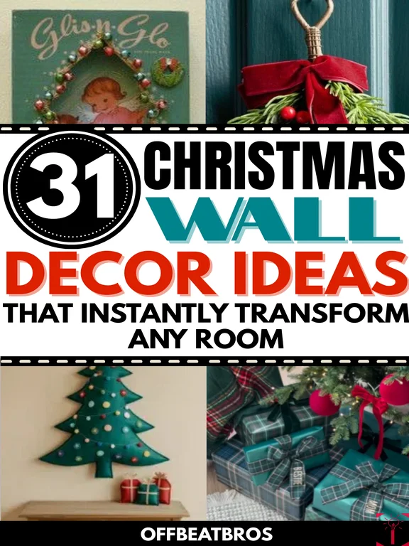 31 Christmas Wall Decor Ideas That Make Any Room Instantly Festive ...