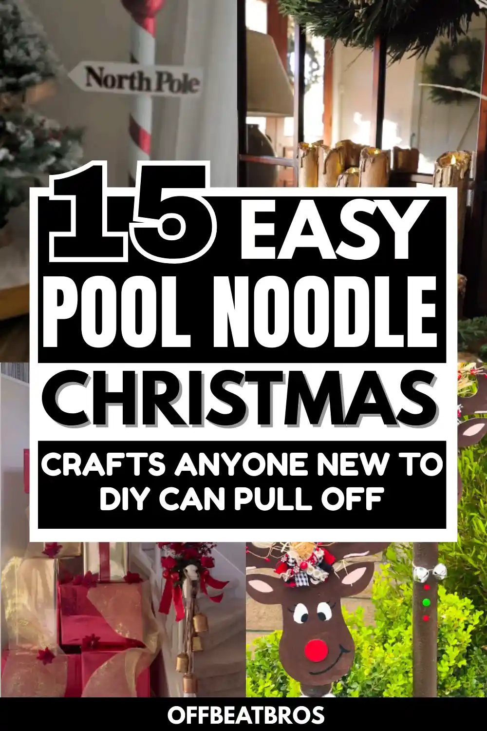 15 Pool Noodle Christmas Decorations You Can DIY on a Budget – Offbeatbros